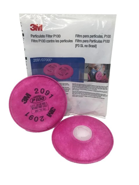 3M 6291 Half Facepiece Respirator Mask with Filter - Medium for sale ...