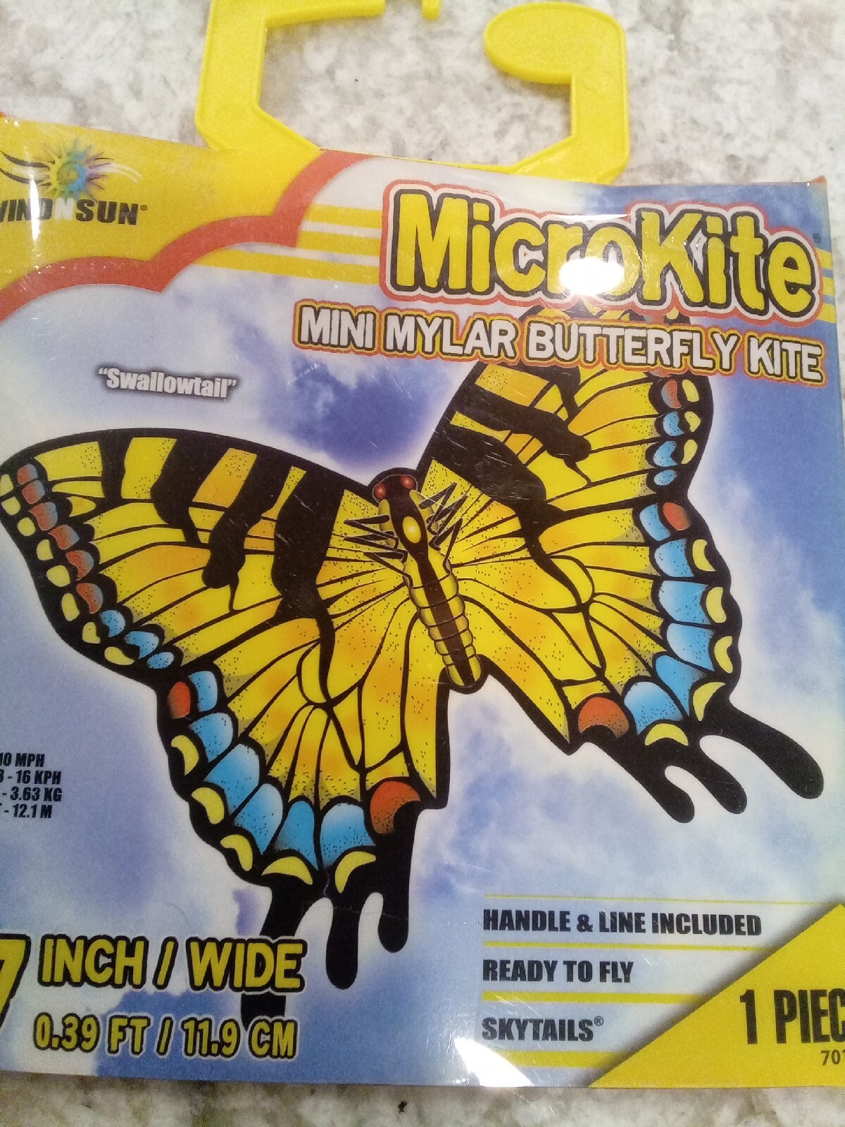 WindNSun Microkite Mini Mylar Butterfly 4.7" Swallowtail Kite | eBay