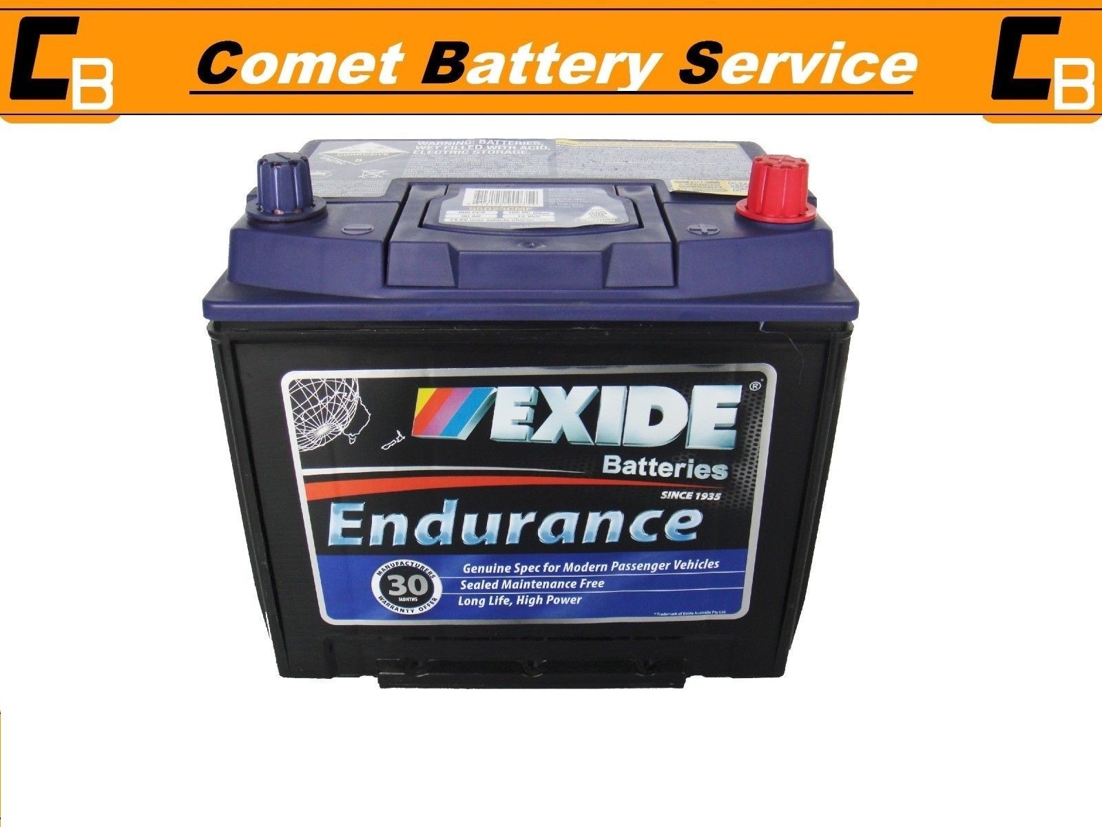 EXIDE ENDURANCE 55D23CMF Car Battery For Lexus ES300, GS300, IS250 C ...