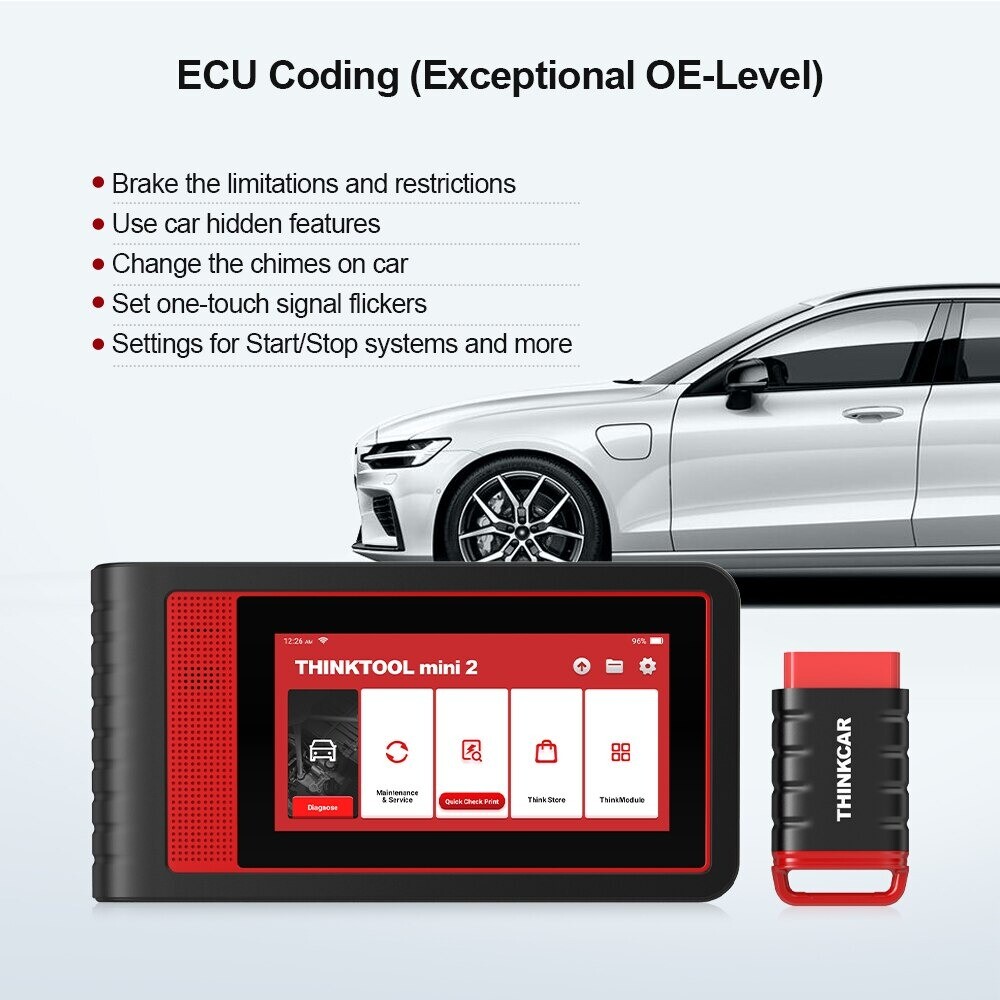 THINKCAR Thinktool Mini OBD2 ECU Scanner Professional FullSystem ...
