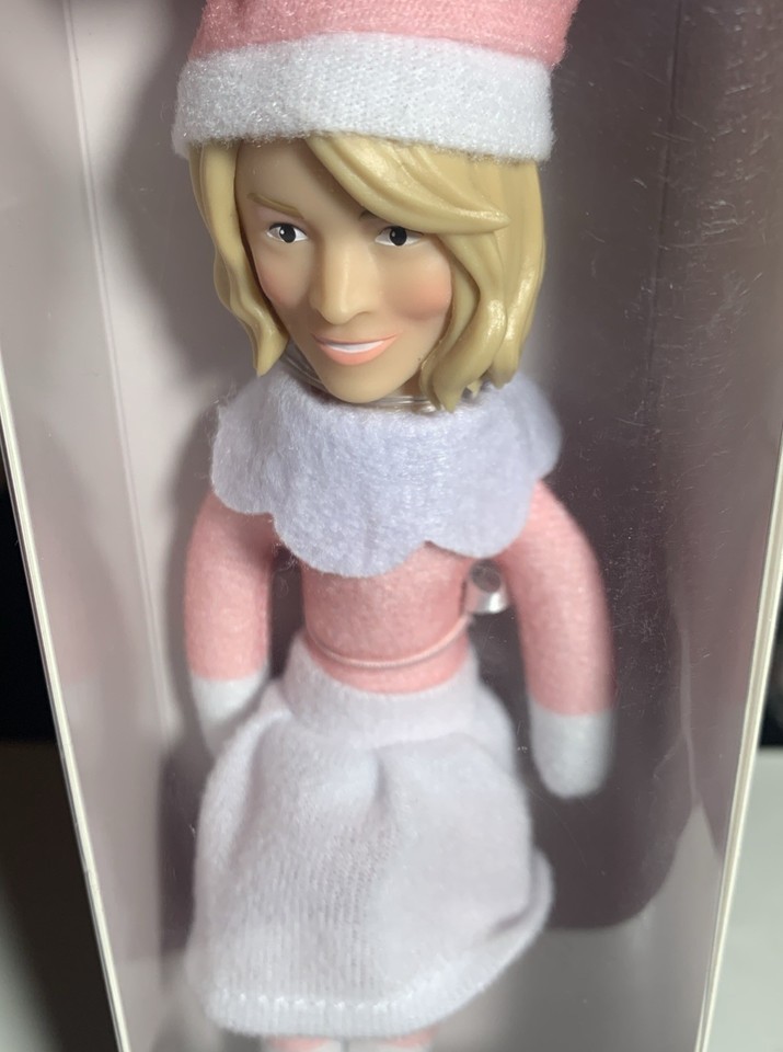 MARTHA STEWART - MARTHA ON THE MANTEL PINK ELF STYLE DOLL ORNAMENT | eBay