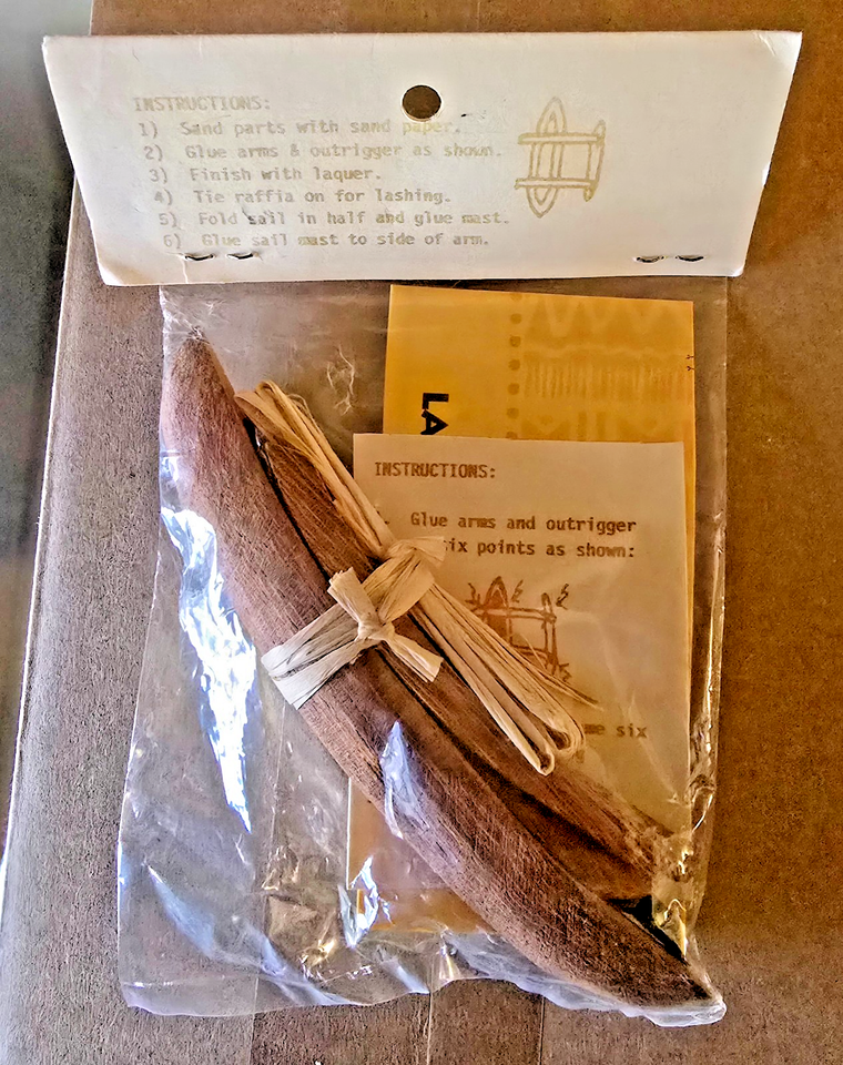 LANAKILA CRAFTS, STORY OF A HAWAIIAN CANOE - VINTAGE, UNOPENED ...