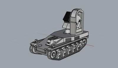 Henschel Hs 297 Föhn-Gerat auf Wespe (Germany), 3d Printed High Quality ...