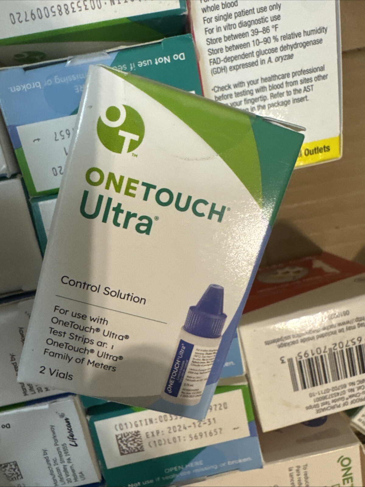 One Touch Ultra Control Solution 2 Vial Exp 2025 | eBay