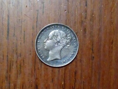 1873 One Shilling Silver Coin Young Victoria Die 135 | eBay