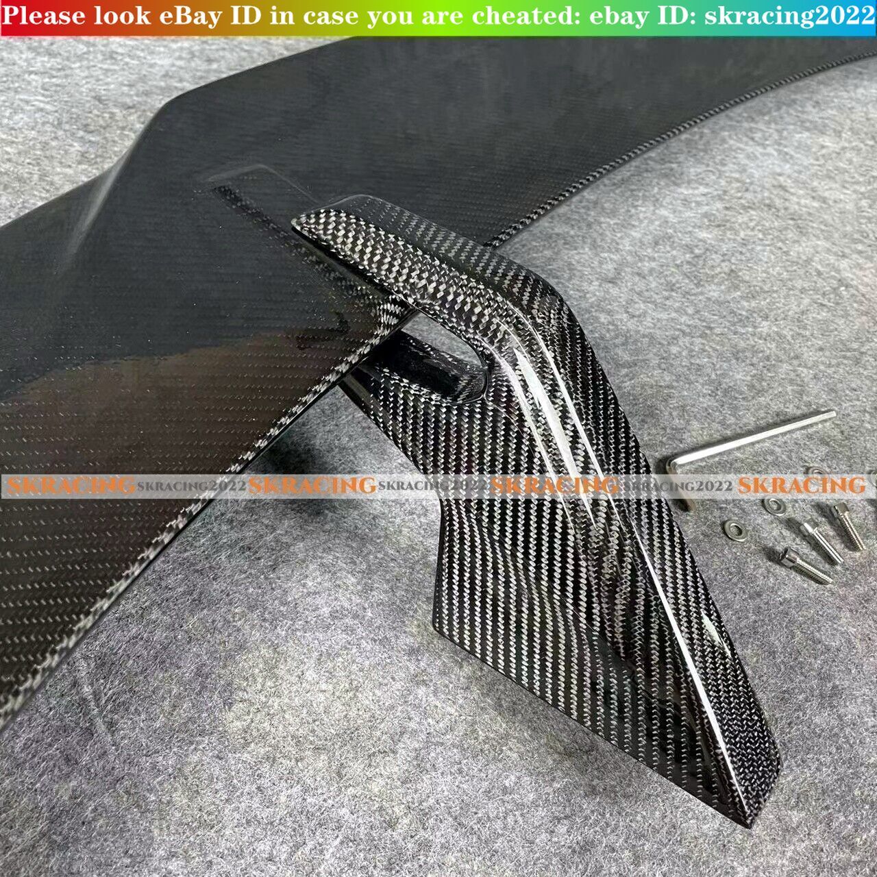 For 03-08 Nissan 350Z Z33 Coupe Carbon Fiber Rear Trunk Ducktail ...