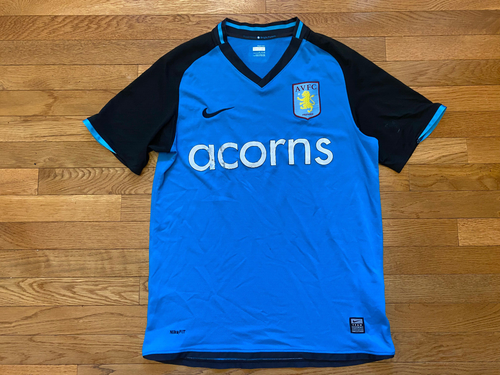 Nike Fit Dry Soccer Jersey Aston Villa Acorns AVFC Short Sleeve Mens Sz ...