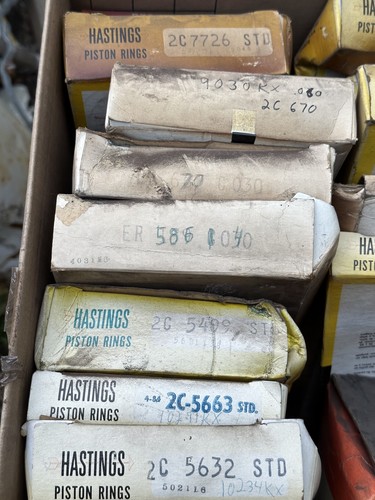 NOS Hastings STANDARD piston ring set fit Oliver 550 tractor with ...