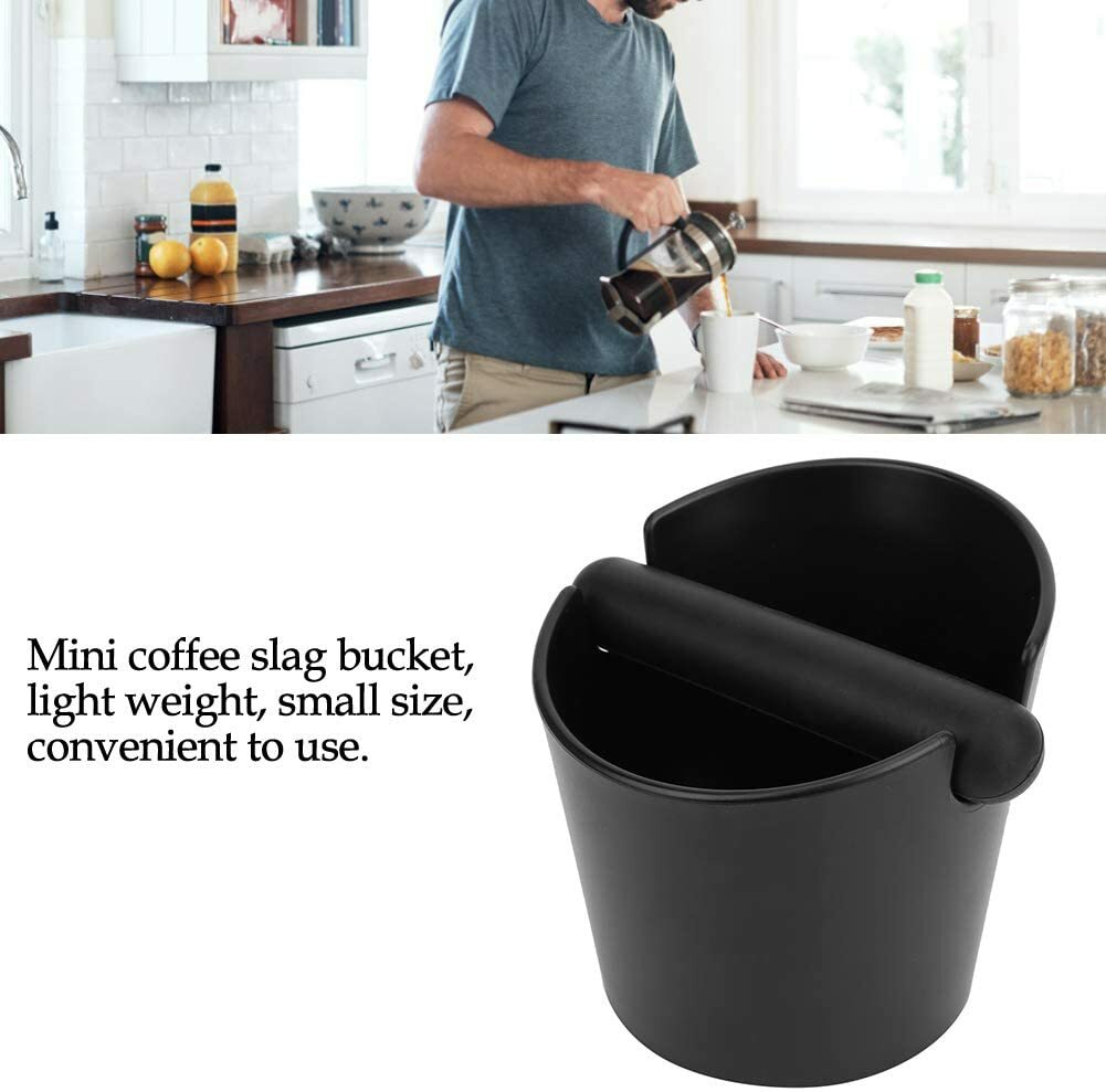 Coffee Waste Container Espresso Grinds Knock Box Tamper Tube Bin Black ...