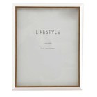 5-Piece Natural White Photo Frame Set | Wooden Wall Mounted Multi ...