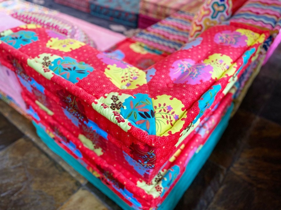 Bohemian Boho Moroccan Modular Sectional Floor Sofa customizable ...