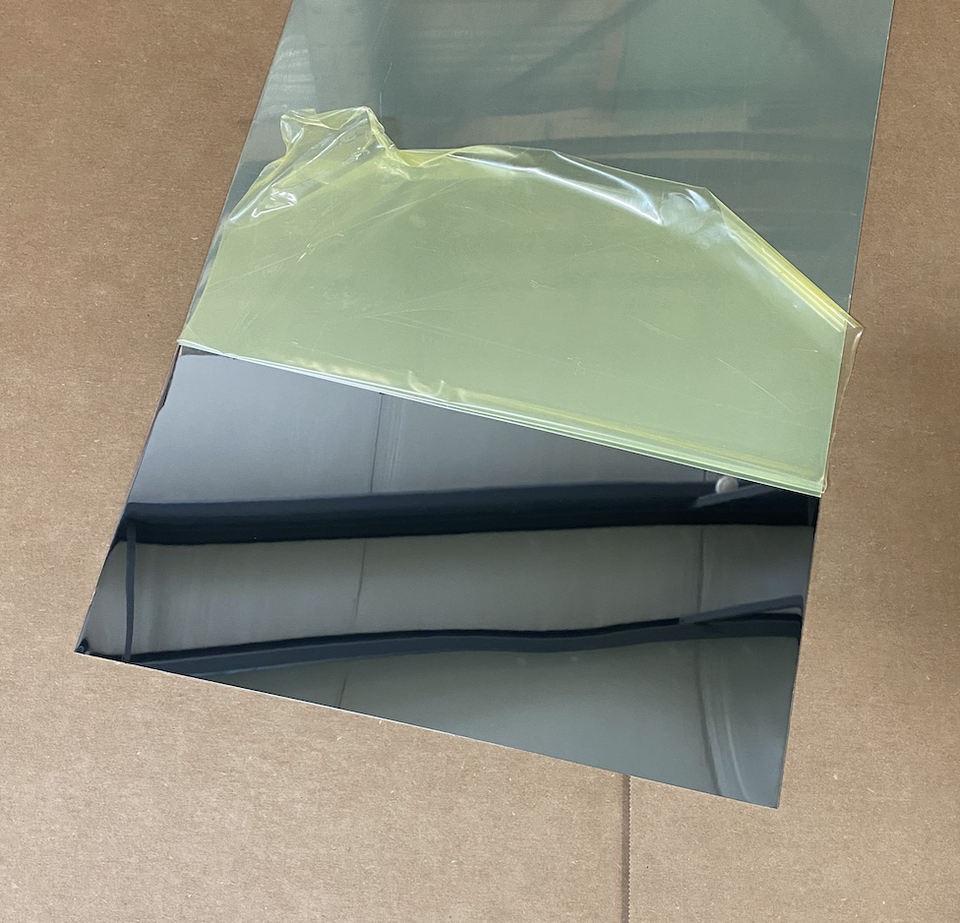 Mirror Finish Aluminum Sheet Brite Anodized .024" Thick Trim - VARIOUS ...