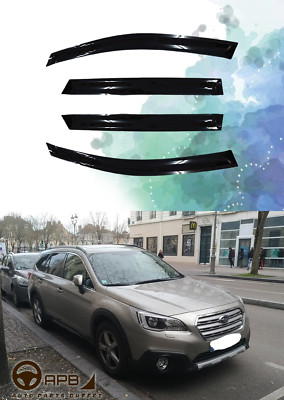 For SUBARU OUTBACK 2015-2019 Deflector Window Visors Guard Vent Weather ...