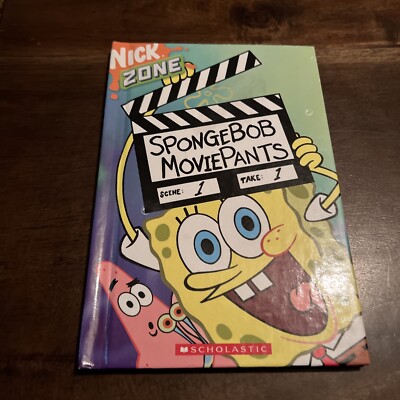 Nick Zone SpongeBob Movie Pants Scholastic Hardcover Book 2003 | eBay