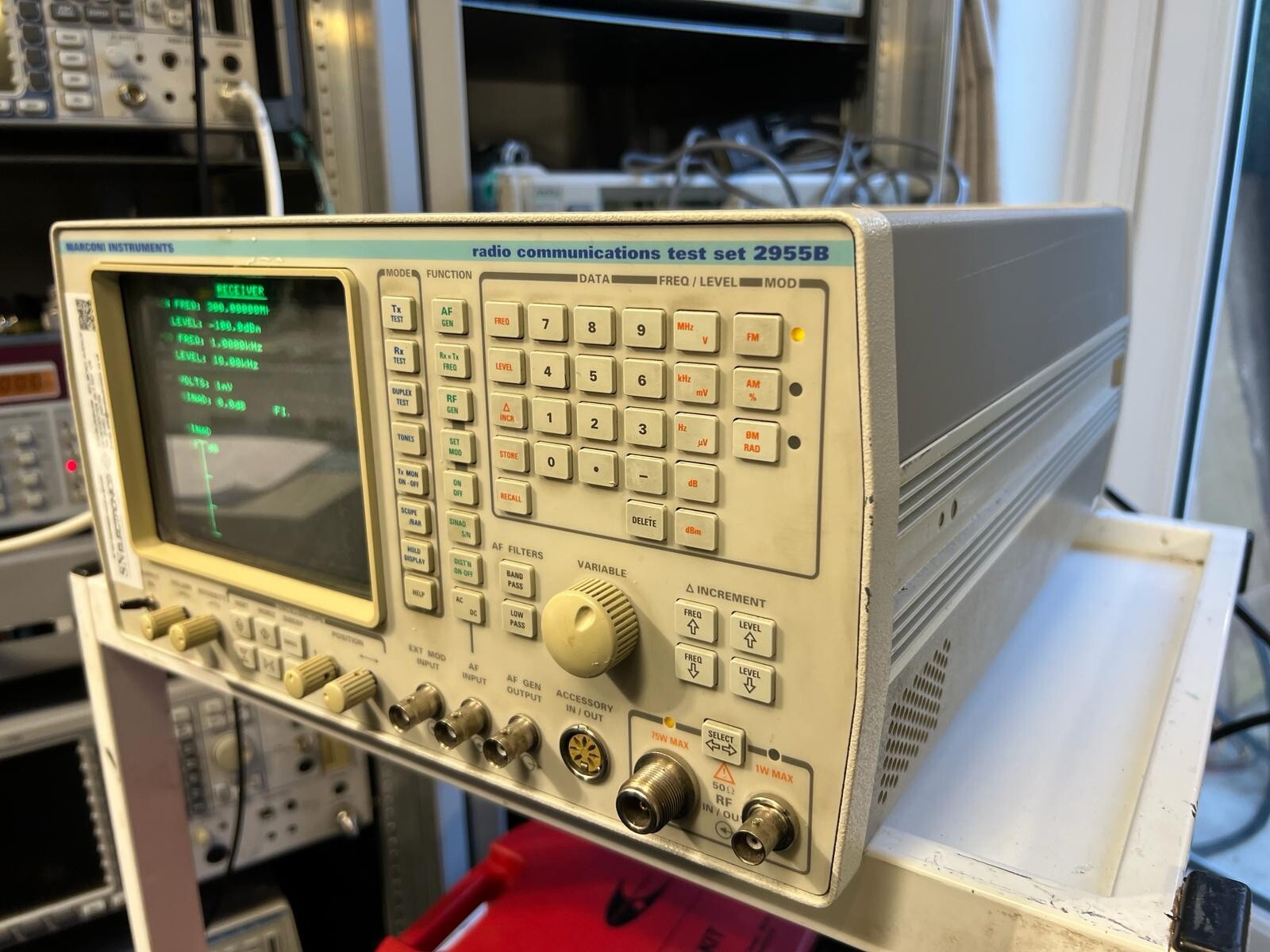 Marconi 2955B Radio communication Test Set RF Transceiver Check Ham ...