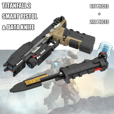 Titanfall 2 Smart Pistol & Data Knife Building Toys Set 677 + 272 ...