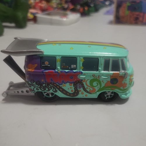 Diecast Cars Disney Pixar Customized VW Volkswagen Drag Bus Van | eBay