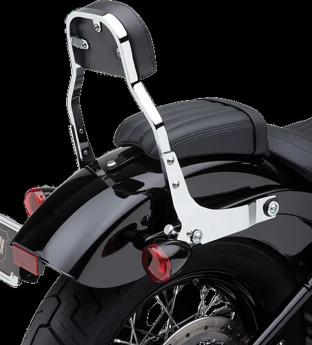 Cobra 11in Chrome Square Mini Backrest Kit Harley Softail Standard 06 ...