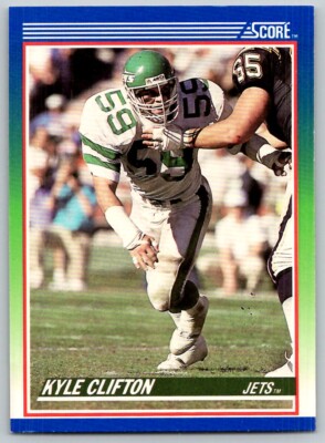 1990 SCORE KYLE CLIFTON NEW YORK JETS #64 | eBay
