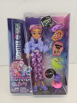 Monster High Creepover Party Clawdeen Wolf NEW COMPLETE SEALED DOLL ...