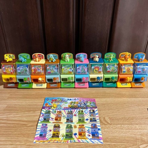 Pokemon Mini Mini Gacha Poke Machine Perfect TOMY All 10 types Pikachu ...