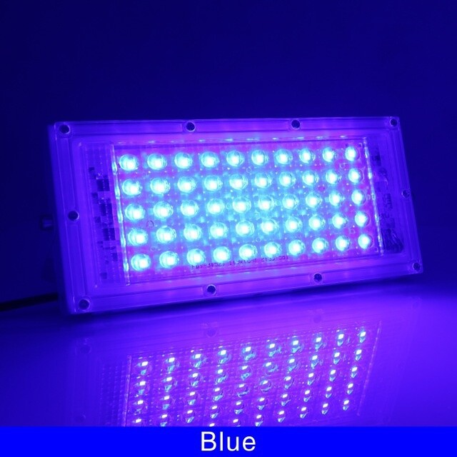 50W LED RGB Flood Light Lamp Outdoor Floodlight IP65 Reflector Led ...