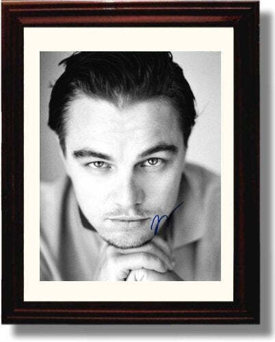 16x20 Framed Leonardo DiCaprio Autograph Promo Print | eBay