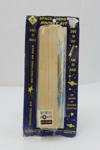 Vintage Cub Scouts Space Derby Rocket Kit NIP | eBay