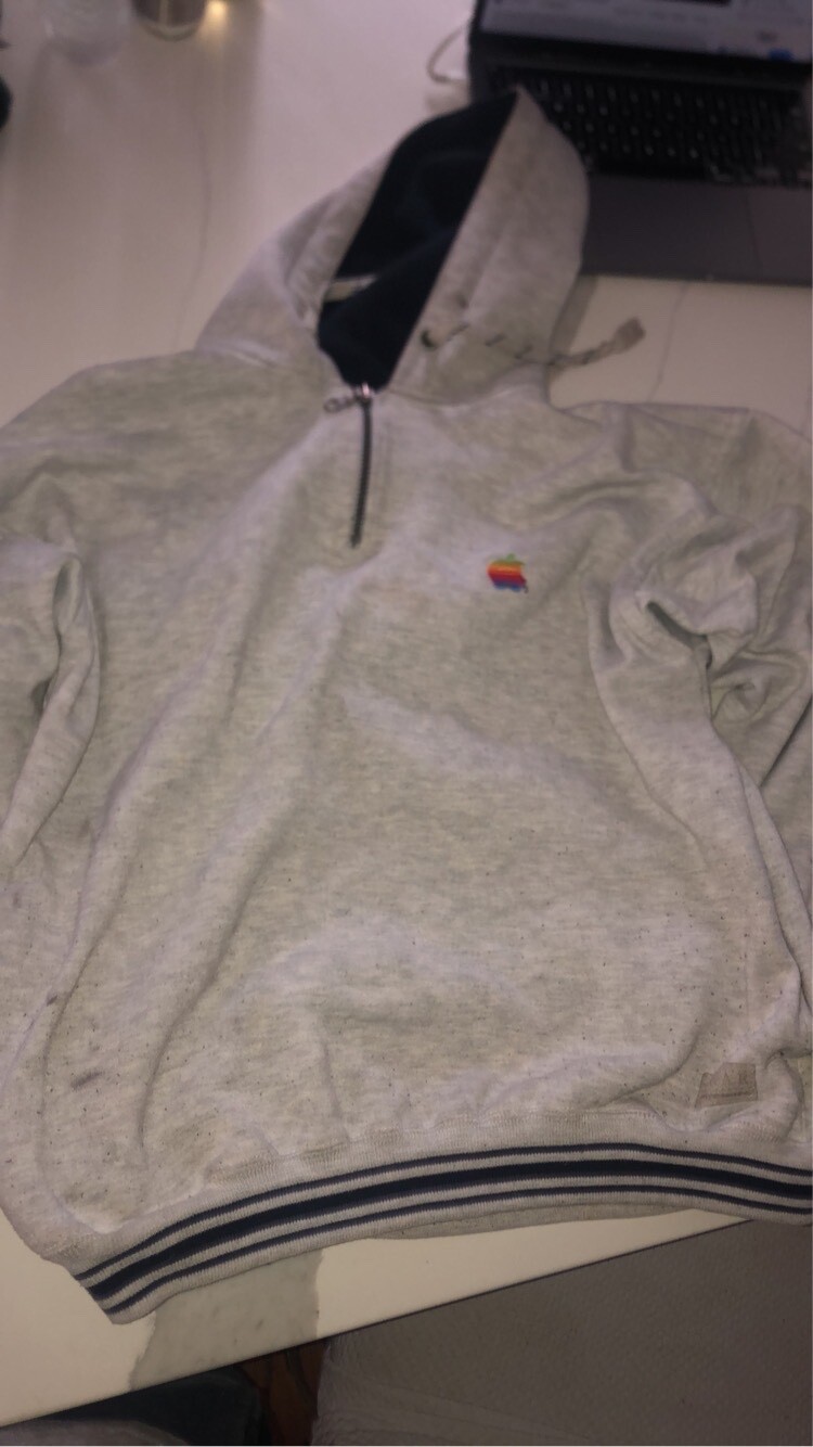 Rare Vintage Apple Hoodie Size M - Gem