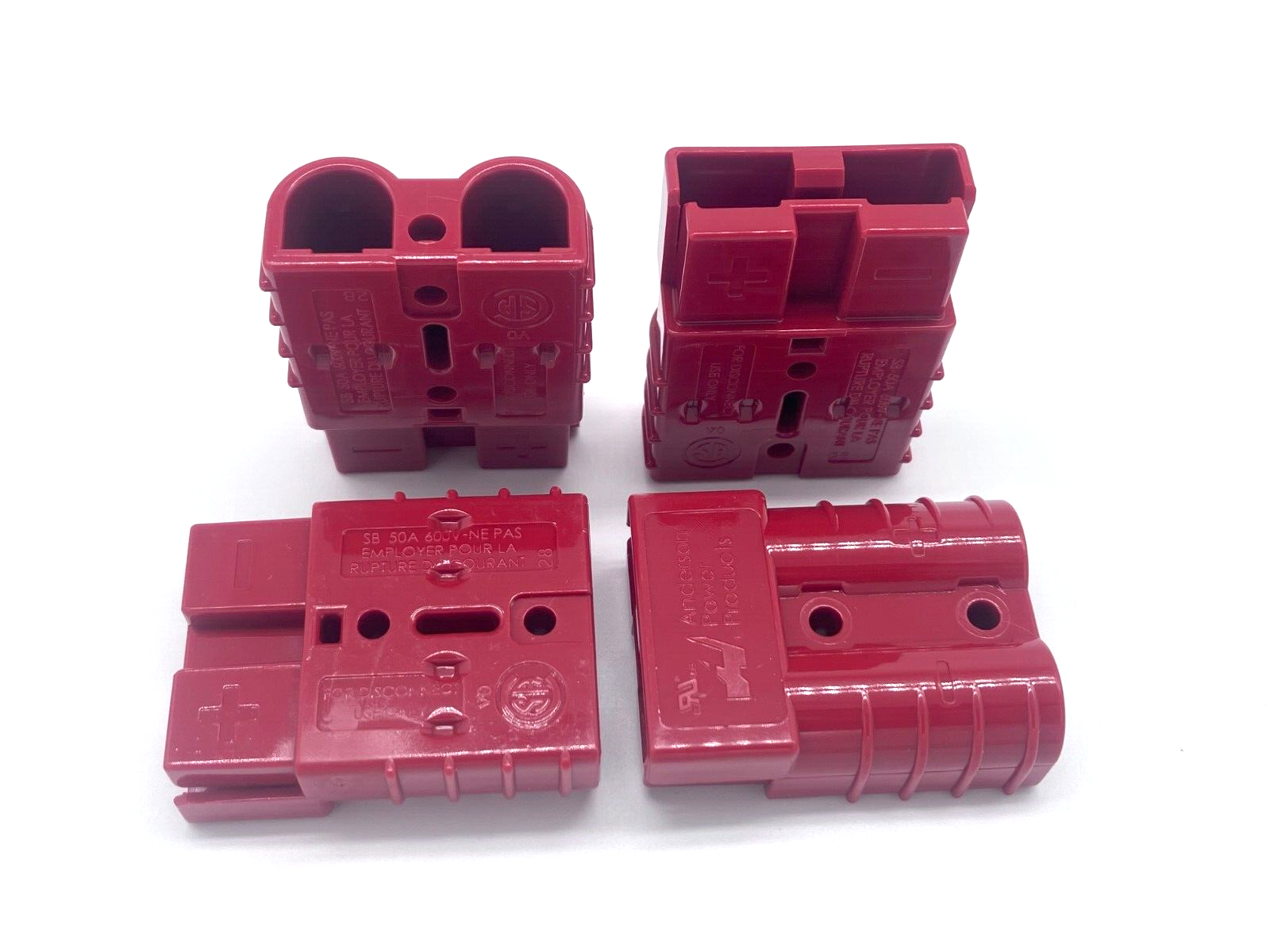 10 Pack Anderson Power SB50 Connectors 8 Gauge Red 8 AWG | eBay