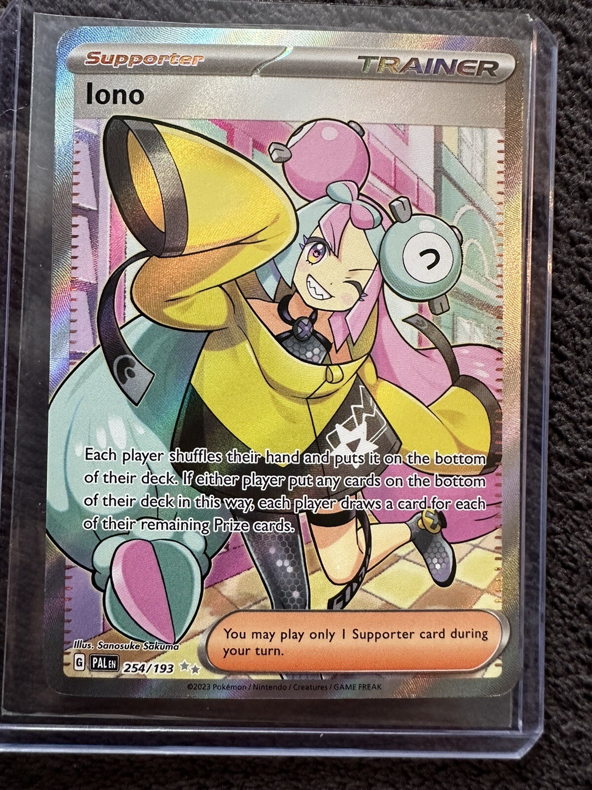 Pokémon TCG S&V -Paldea Evolved -Iono 254/193 Holo Ultra Rare | eBay