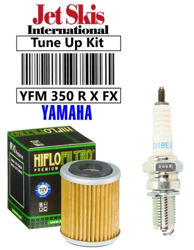 Oil Filter NGK Tune Up Kit Yamaha Warrior Raptor Wolverine YFM350 R / F ...