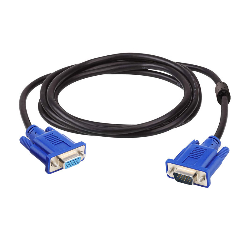 VGA Male to Female Extension Cable 10 feet 10 Foot 10 ft For TV PC ...