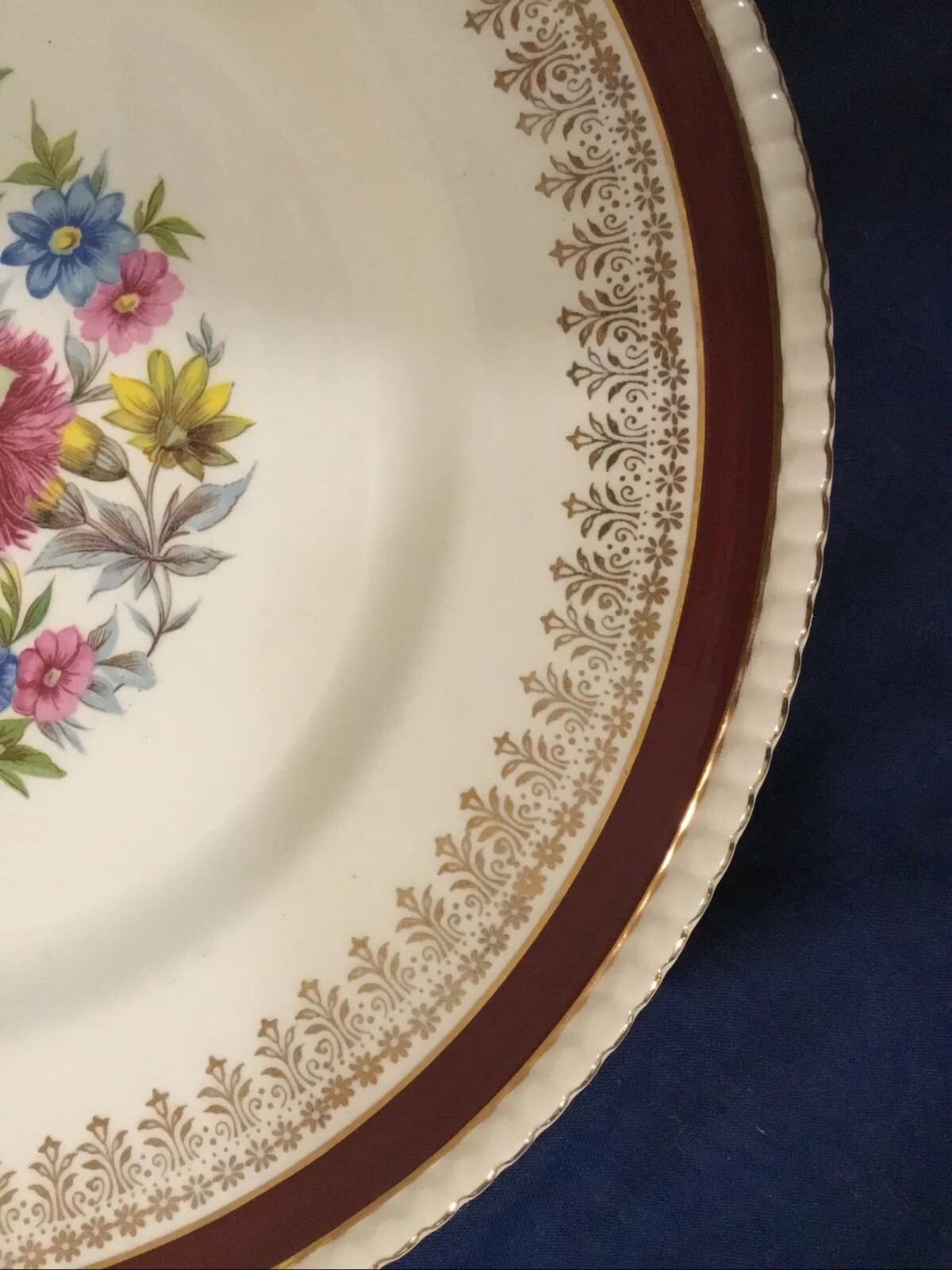 Vtg SIMPSONS POTTERS SOLIAN WARE GREEN GOLD DESIGN & ROYAL ASCOT ...