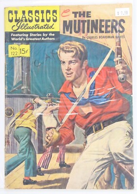 The Mutineers Hawes Comic Book Issue Number 122 Classics Illustrated ...
