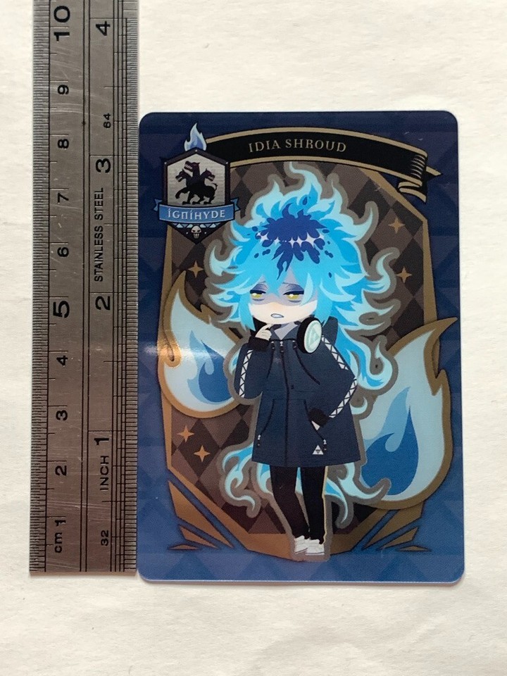 Idia Shroud Disney Twisted Wonderland Plastic card Japanese collection ...