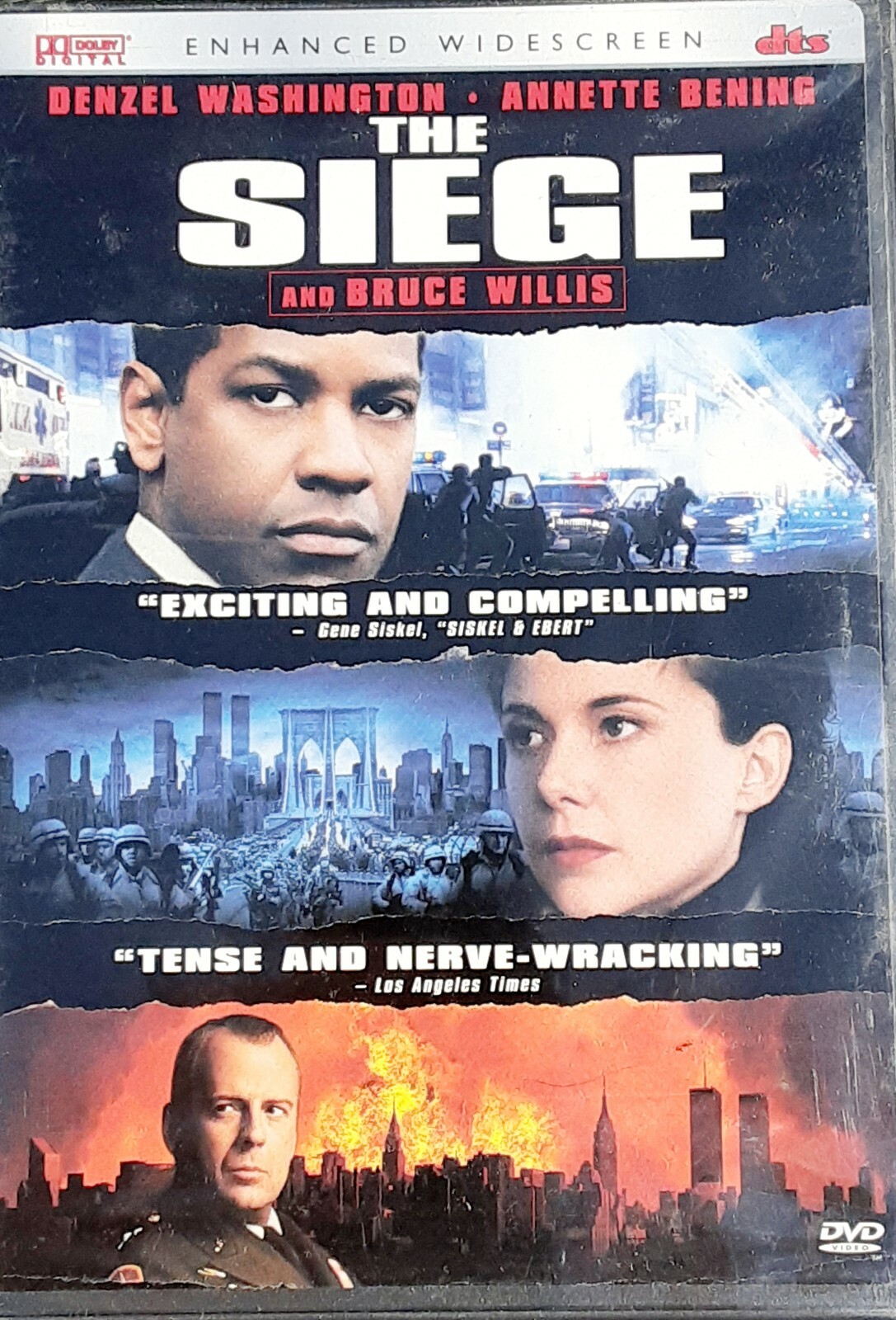 The Siege (DVD, 1998, WS) Denzel Washington, Annette Bening. Factory ...