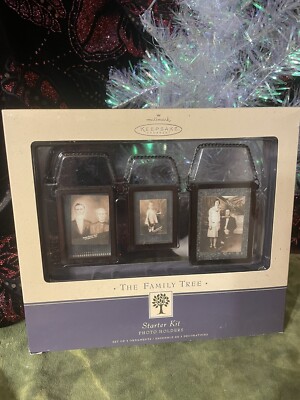 Hallmark Keepsake Ornament - The Family Tree Starter Kit Frames - NEW ...