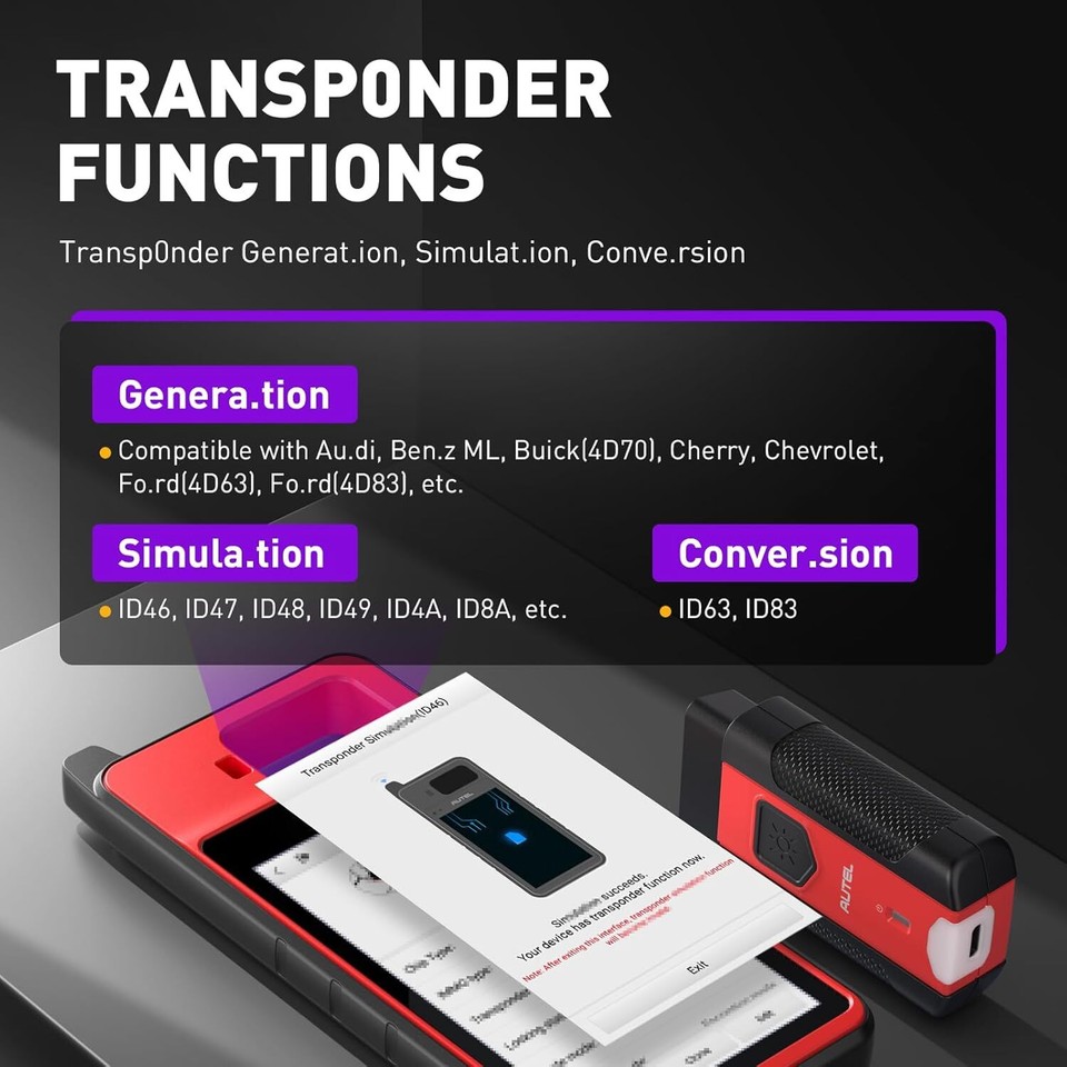 2026 Autel Scanner MaxiIM KM100E Key Fob Programming Tool Programmer ...