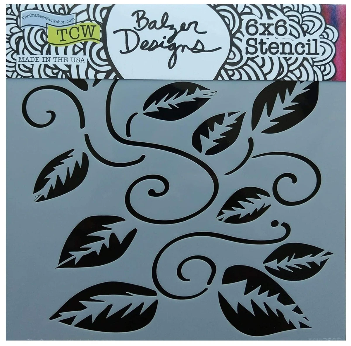 Ivy Stencil Template