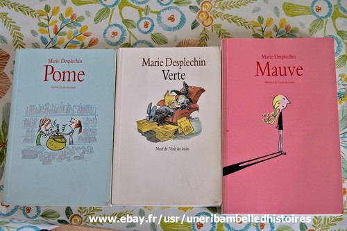 3 livres école des loisirs, Marie Despléchin, Pome, verte, mauve, collection 9 | eBay