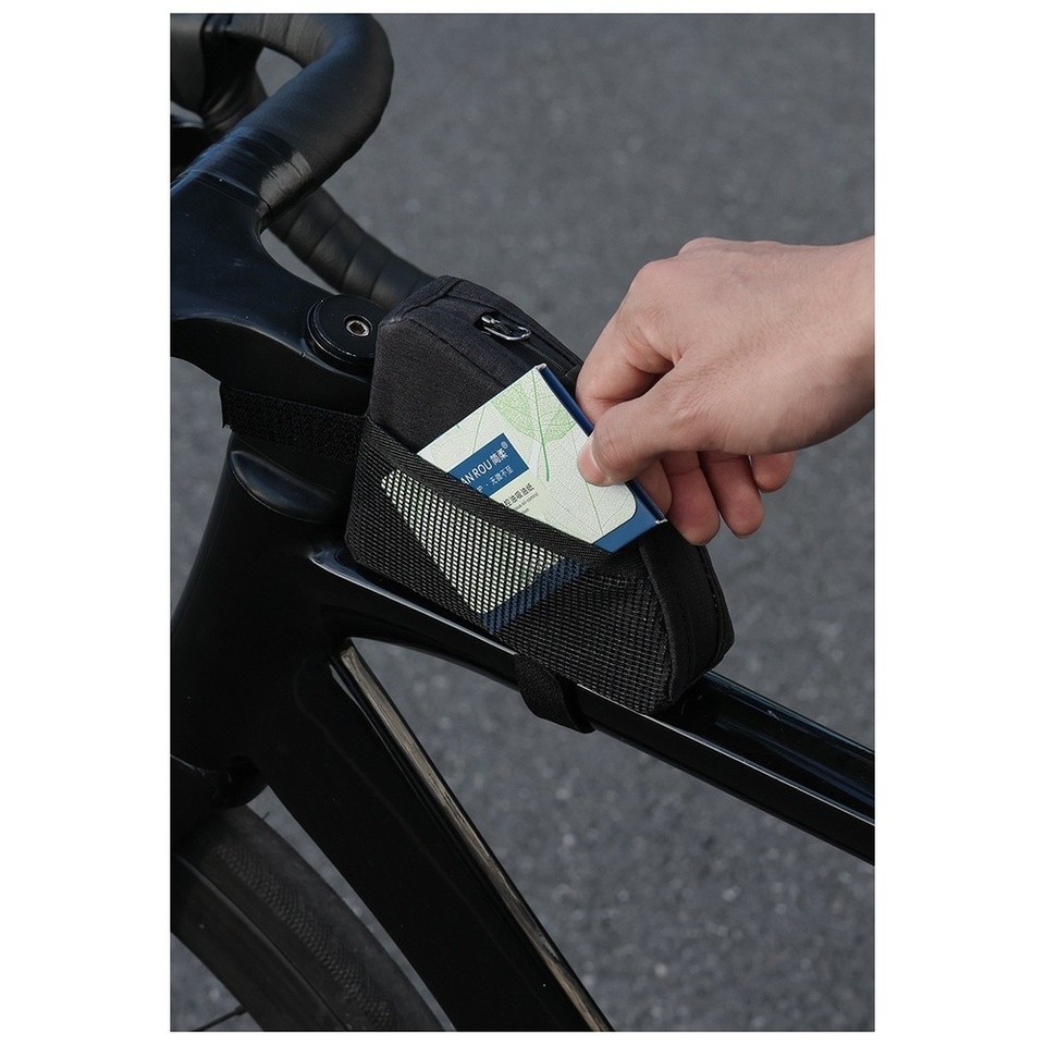 Triangle Cycling Bag 04L Top Tube Compact Pouch with Reflective Safety ...