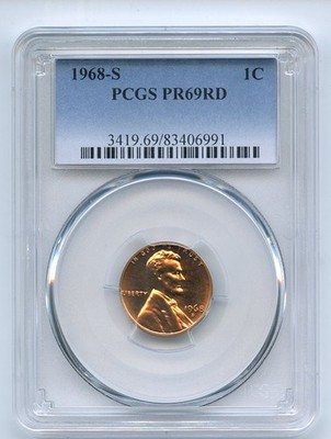 1968 S 1C Lincoln Cent PCGS PR69 | eBay