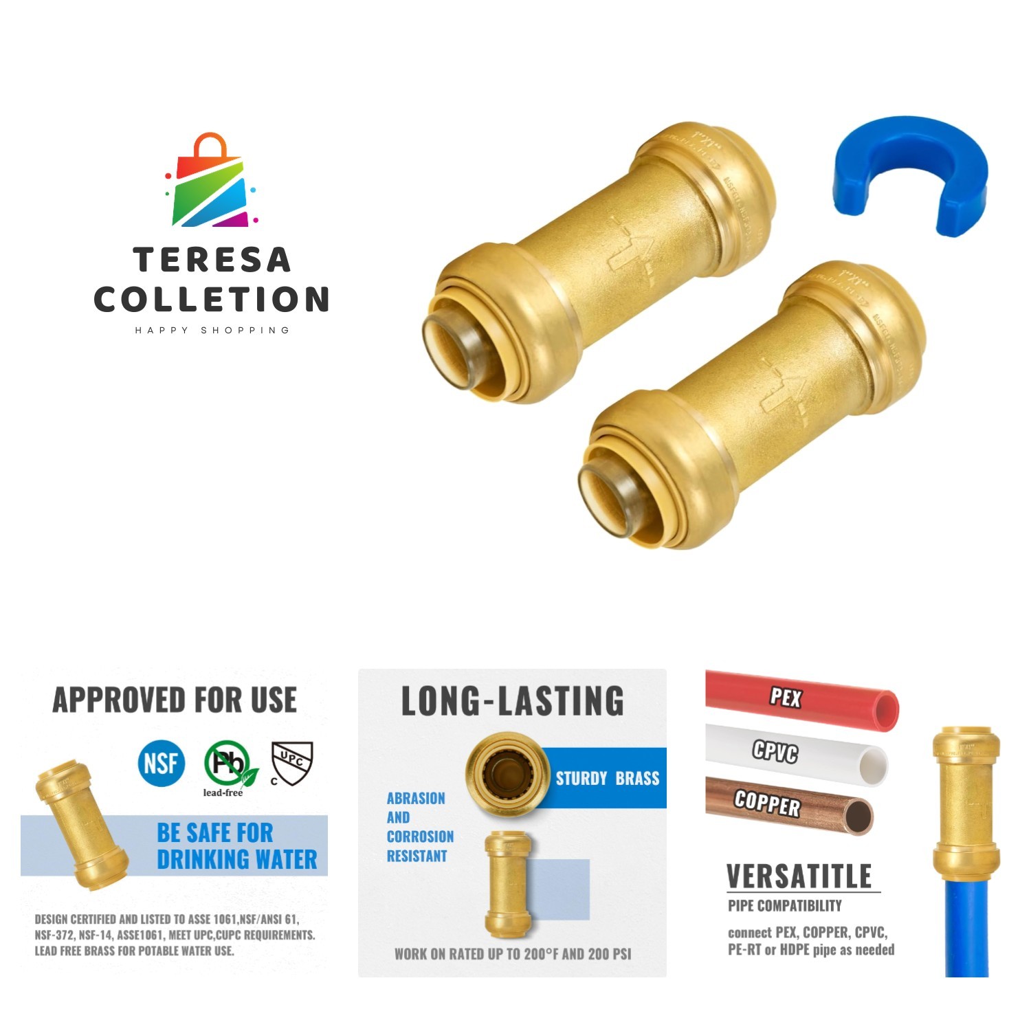 1 Inch Check Valve, Anti-backflow Valve with Single Water Flow ...