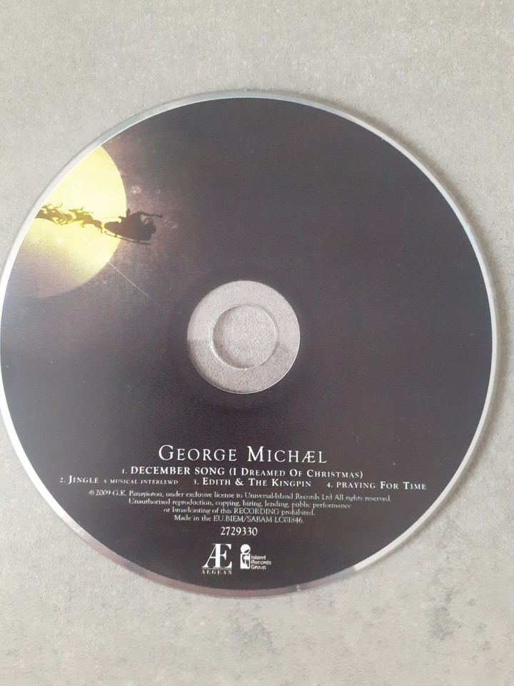 George Michael December Song (I dreamed of Christmas) Rare cd | eBay UK