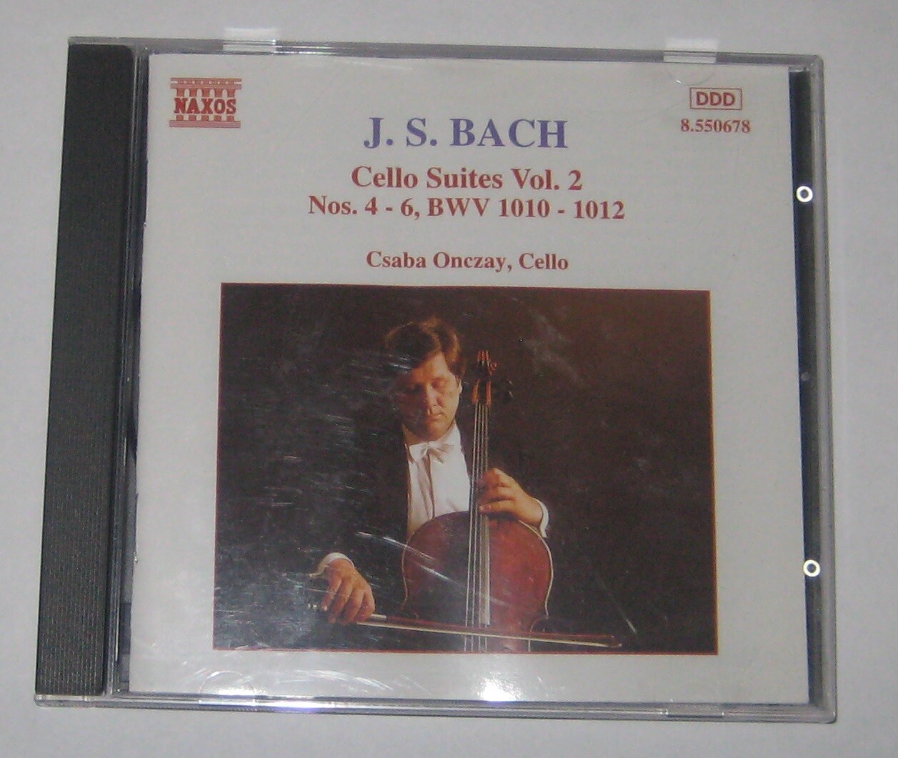 BACH.Cello Suites, NO.S 4 & 6. Vol.2 . Csaba Onczay (CD, 1996 ...