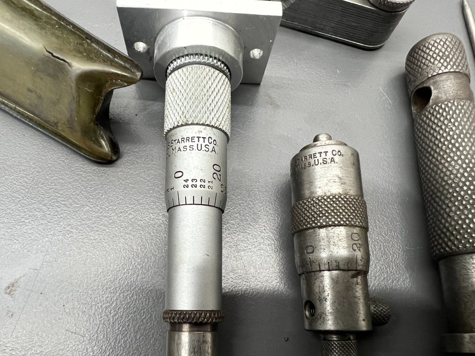 MACHINIST MEASURING TOOL SET - STARRETT, BROWN & SHARPE, MITUTOYO | eBay