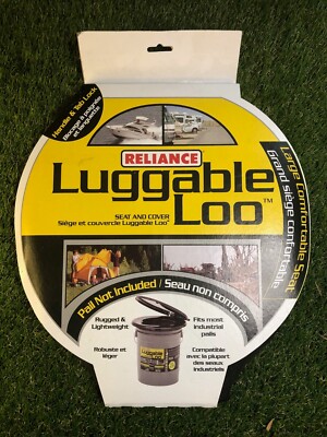 Reliance Luggable Loo Seat and Cover (Lid/Seat Only- 5gal Bucket Not Included) 60823988107| eBay