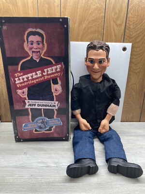 LITTLE JEFF Dunham Ventriloquist Dummy - No DVD W/Box - Preowned Jeff ...