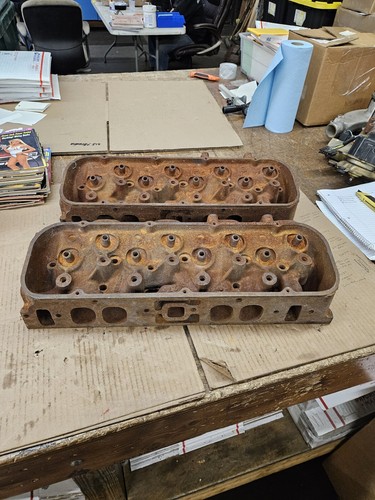 1971 Big Block Chevy BBC 402 454 Oval Port Heads 3993820 820 L-15-70 L ...